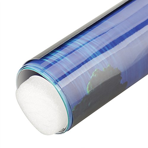 CUEA Poster Self-Adhesive PVC Durable 3D Effect Background for Aquarium(122 * 50cm)