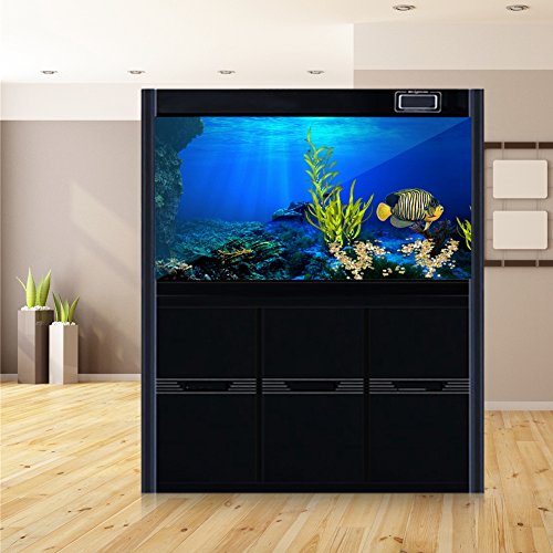 CUEA Poster Self-Adhesive PVC Durable 3D Effect Background for Aquarium(122 * 50cm)