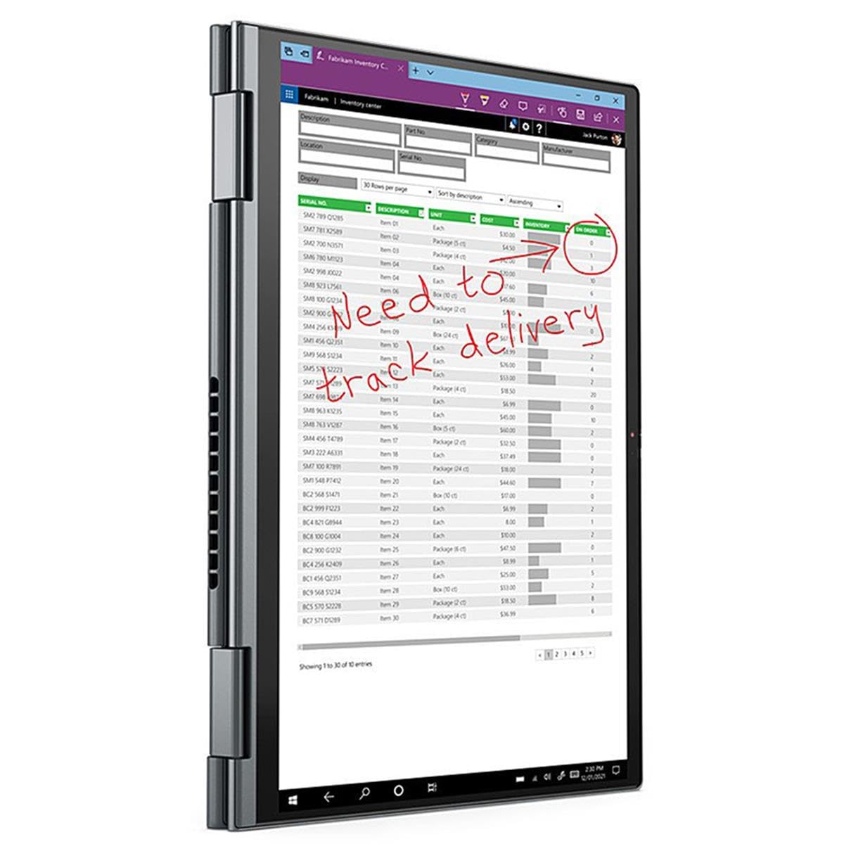 Lenovo ThinkPad X1 Yoga Gen 6 20XY002WUS 14" Touchscreen 2 in 1 Notebook - WUXGA - 1920 x 1200 - Intel EVO Core i5 i5-1135G7 Quad-core (4 Core) 2.40 GHz - 8 GB RAM - 256 GB SSD - Storm Gray - Win