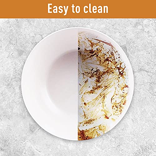 Panghuhu88 Salad Bowl with Lid, Set of 3 (7" + 8.8" + 11") Serving Bowl with Bamboo Cover, Bamboo Fiber Mixing Bowl for Salad Cereal Pasta Soup Fruit Popcorn Chips (White)