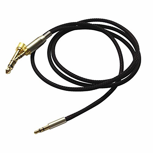 Upgrade Headphone Cord Replacement Audio Cable Compatible with Skullcandy Hesh, Hesh 2, Hesh3, Crusher, Grind Headphones 3.5mm to 3.5mm Male and 6.35mm Adapter 1.2meters/4ft