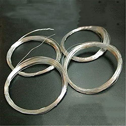 Yuhappy Pure Pt Wire, Platinum Wire Electrode, electrophoresis Cell Electrode, Purity: 99.99%. (0.25 mm x 100 cm)