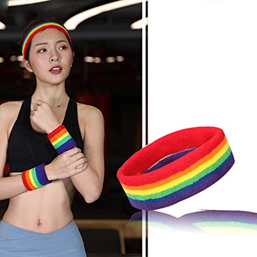 minjiSF Coloful Sport Accessory Headband Women Hair Daily Band Headband 90’s Headbands