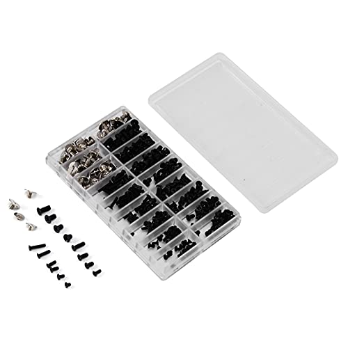 Computer Screws Kit Alloy Steel Micro Cross Screw Assortment Set M2 M2.5 M3 Fasteners,360Pcs