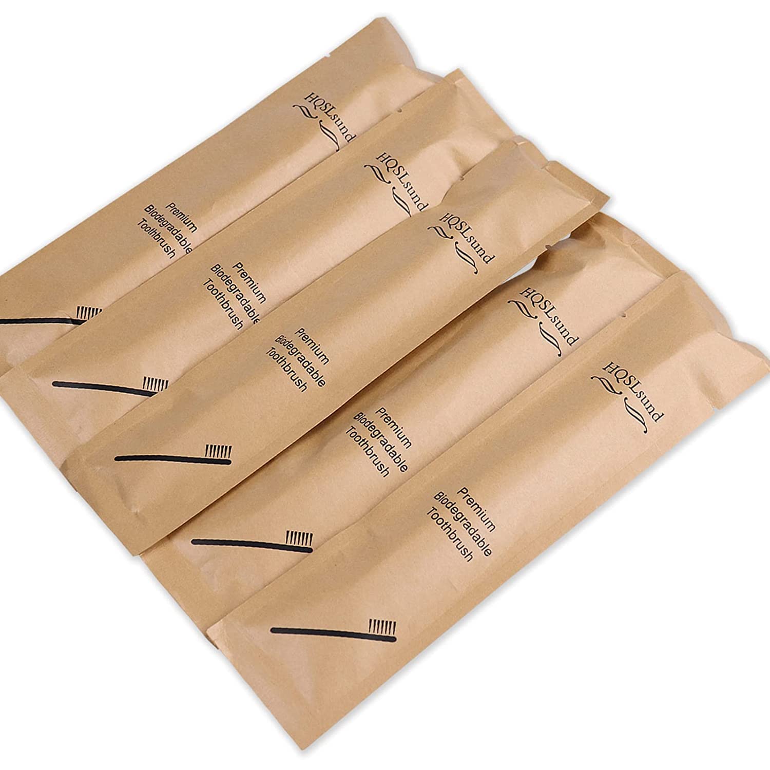 HQSLsund 20 Pack Disposable Toothbrushes Individually Wrapped, Travel Toothbrushes Bulk, Medium Soft Bristle Toothbrushes Bulk for Hotel, Airbnb, Travel, Homeless
