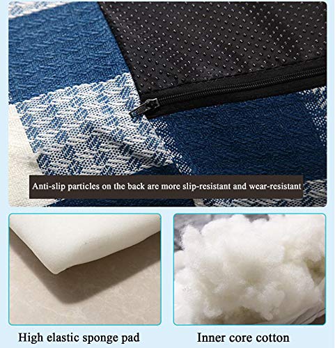 FBKPHSS Japanese-Style Lazy Sofa Tatami, Folding Lavable Sofa Chair Cushion with Back Support Comfortable and Breathable Floor Cushion for Office Bedroom,#1