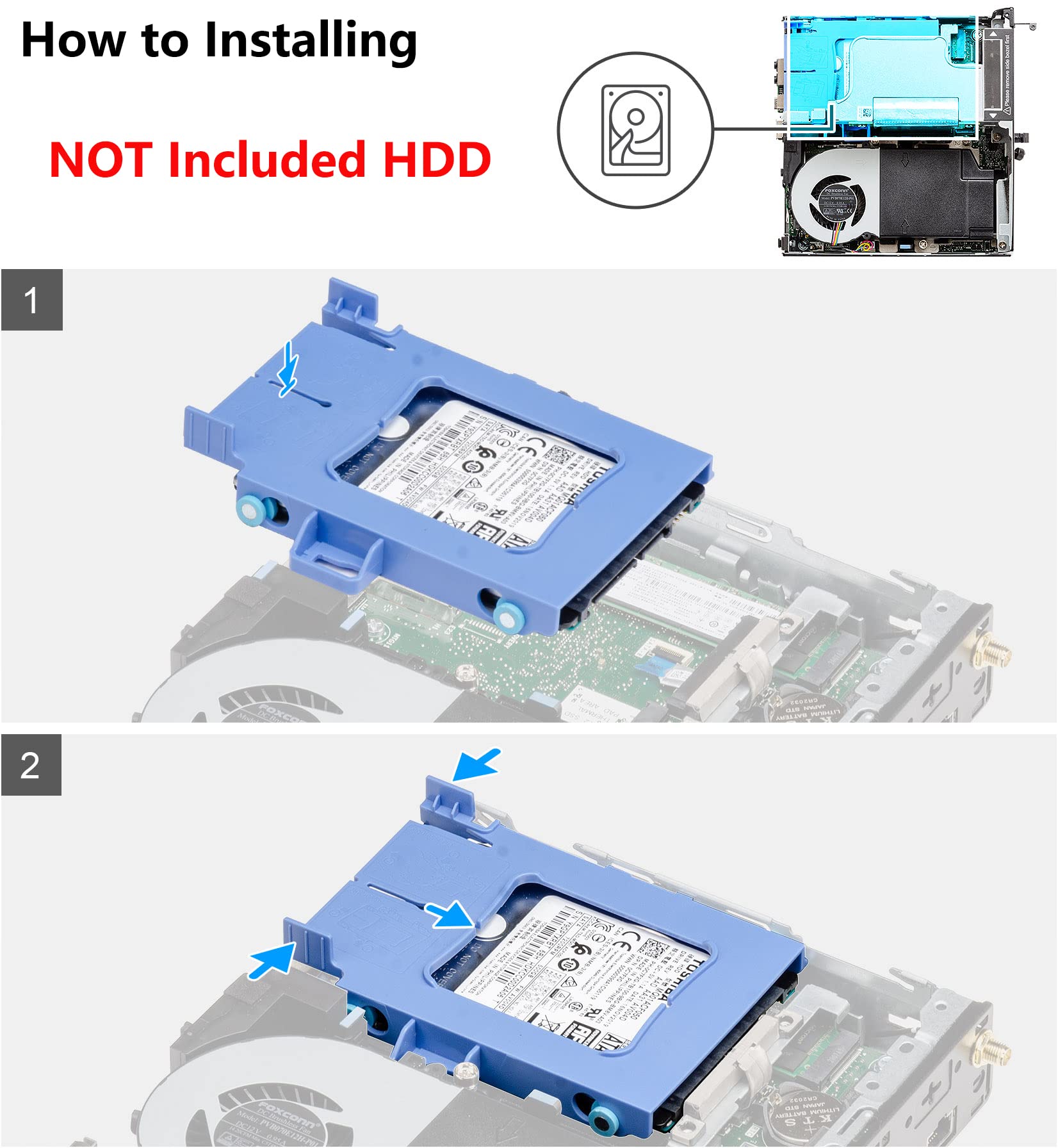 Deal4GO SATA Hard Drive Cable 0C38N CGH6X w/HDD Caddy Carrier RNXJT 0RNXJT for Dell Precision 3240 T3240 OptiPlex 7080 Micro Form Factor Desktop