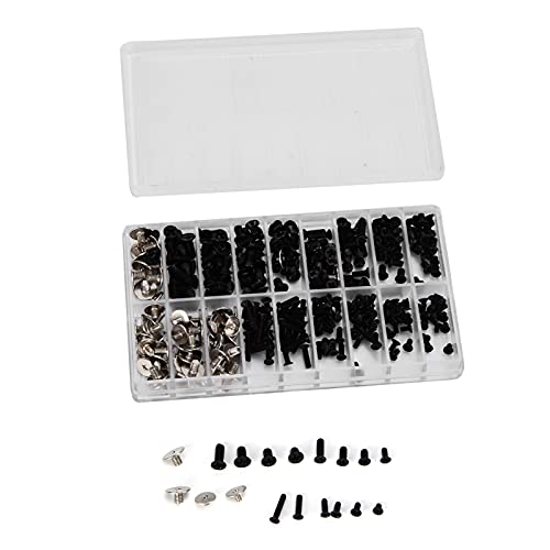 Computer Screws Kit Alloy Steel Micro Cross Screw Assortment Set M2 M2.5 M3 Fasteners,360Pcs