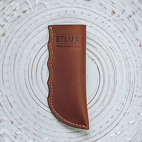 BTLUX Cast Iron Handle Cover, Set of 2 - Extra Thick Leather Heat Resistant Handle Holder for Cast Iron Skillets, Pans - ππππ π’π§ πππ¨π«π π’π