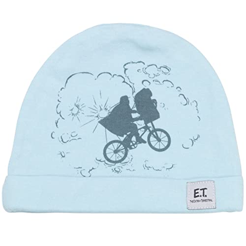 E.T. the Extra-Terrestrial Welcome to the Universe Baby Baby Bodysuit, Pant & Hat 3 Piece Set Tusk/Dark Grey Heather 3-6 Months
