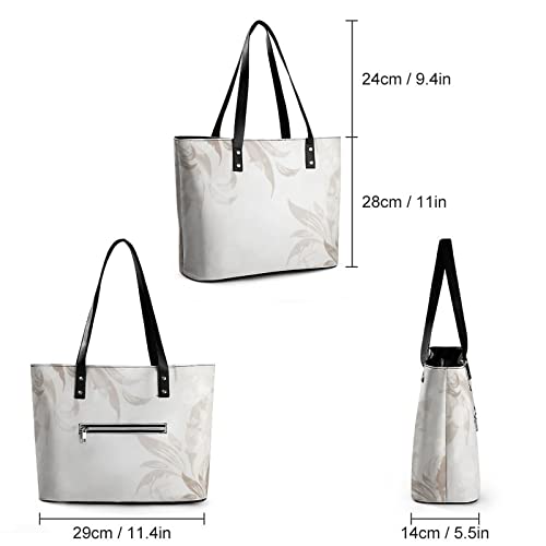 Womens Handbag Flowers Leather Tote Bag Top Handle Satchel Bags For Lady