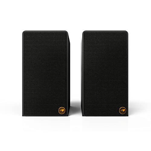 Klipsch The Fives Powered Speaker Monitor 2.0 System McLaren Edition with HDMI-ARC, Bluetooth Wireless Connection, 160 Watts Total System Power, and Best-in-Class Cabinet Construction