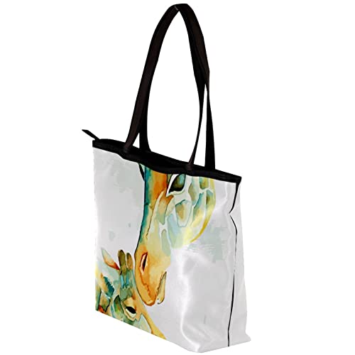 Purses for Women, Tote Bag, Bags for Women, Womens Handbags, abstract giraffe animal art pattern