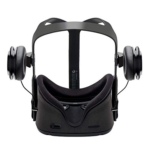 Globular Cluster VR Headphones for Oculus Quest 1 Gen Fully Immersive Improved Audio Experience with Deep Bass 3D 360 Degree Drivers - Clip On Design Easy to Install and Remove