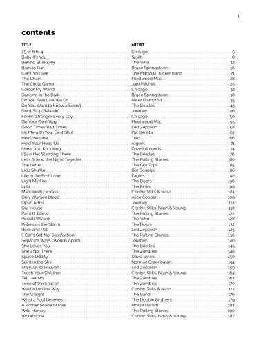 Alfred's Easy Piano Songs -- Classic Rock: 50 Hits of the '60s, '70s & '80s