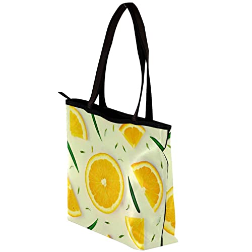 Purses for Women, Tote Bag, Handbags for Women, The Tote Bag, lemon fruit pattern