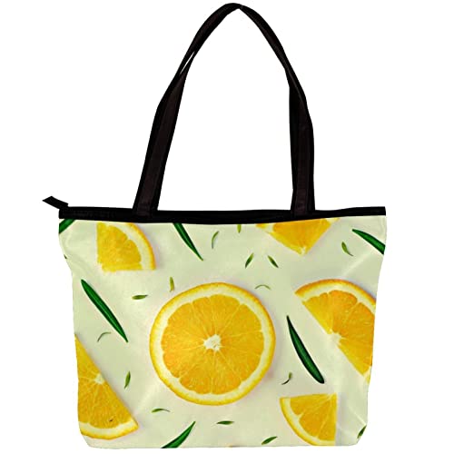 Purses for Women, Tote Bag, Handbags for Women, The Tote Bag, lemon fruit pattern