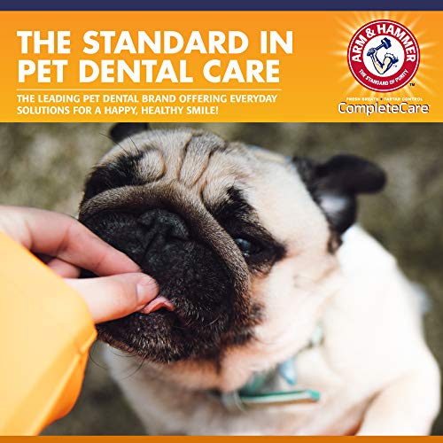 Arm & Hammer for Pets Complete Care Dog Dental Mints in Resealable Bag, Beef Flavor Baking Soda Enhanced Dog Dental Care Mints for Fresh Breath, 40 Mints
