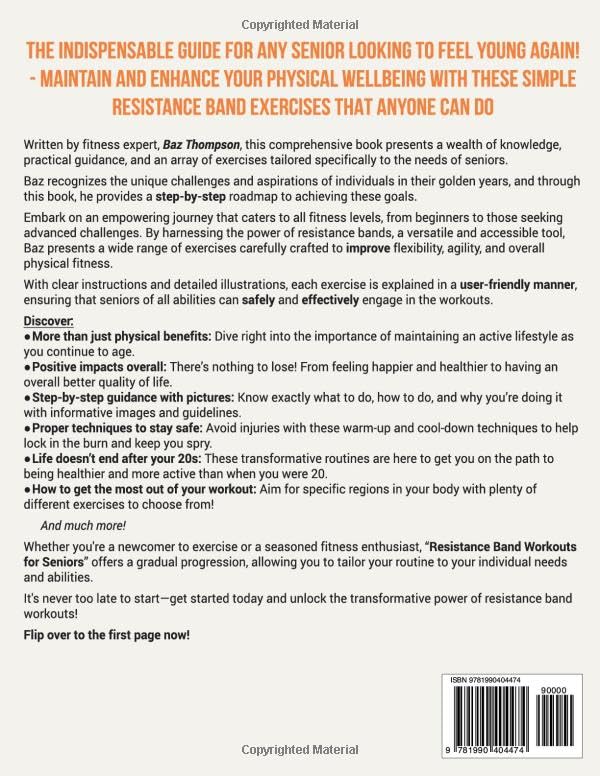 Resistance Band Workouts for Seniors: Beginner to Advanced Exercises to Improve Mobility, Bone Health and Muscle Strength After 60 (Strength Training for Seniors)