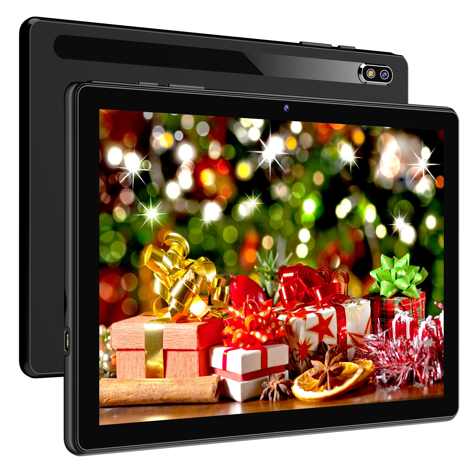 IBBWB 10.1 inch Tablet, Android 10.0 OS, 2GB RAM, 32GB ROM, Quad Core Processor, HD IPS Screen, 2MP Front 8MP Rear Camera, USB C Port, Support Bluetooth WiFi
