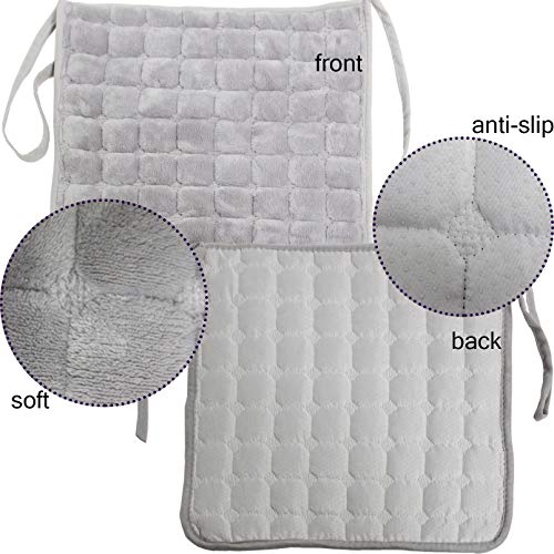 Hamiledyi Guinea Pig Fleece Cage Liners - 4 Pack Washable Guinea Pig Pee Pads, Reusable and Anti Slip Guinea Pig Bedding Fast Absorbent Pee Pad for Small Animals with Broom and Dustpan