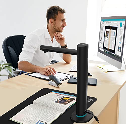 IRIScan Desk 6 Business-Prof.Document,Receipt,Book Scanner,Auto-Flatten & Deskew,32MP,Capture 11x17in,136 Languages OCR,Text to Speech,PDF/Search,PDF/Word/Tiff/Excel,Video Distance Learning,Win&Mac