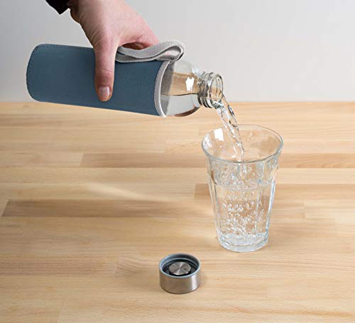 Epica 18-Oz. Glass Beverage Bottles, Set of 6 (Beverage Glasses + Sleeves)