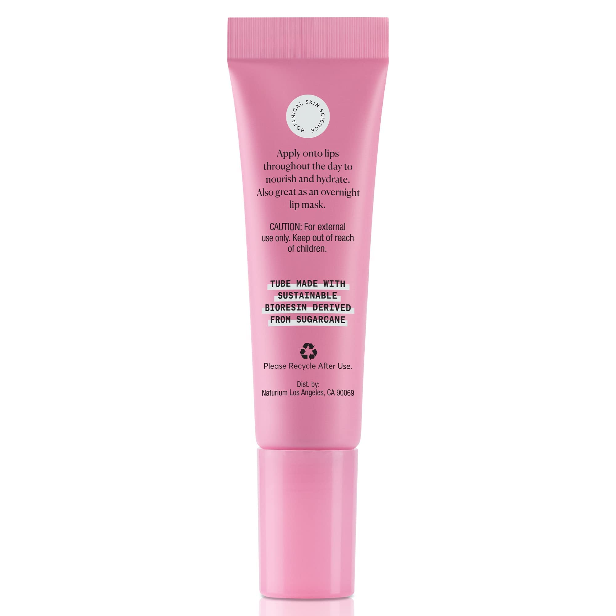 Naturium Phyto-Glow Lip Balm, Hydrating Lip Care with a Glossy Finish, 0.34 oz (Camellia) (NATR-10075), 1.0 Count