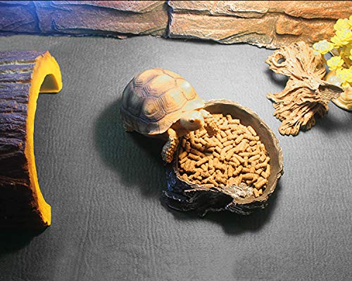Mechpia 47" x 24" Large Reptile Carpet Terrarium Liner Bedding Reptile Substrate Mat Tank Accessories for Bearded Dragon Snake Lizard Tortoise Leopard Gecko (Grey)