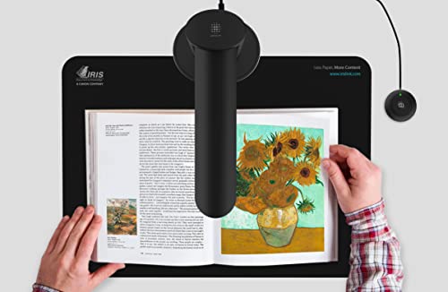 IRIScan Desk 6 Business-Prof.Document,Receipt,Book Scanner,Auto-Flatten & Deskew,32MP,Capture 11x17in,136 Languages OCR,Text to Speech,PDF/Search,PDF/Word/Tiff/Excel,Video Distance Learning,Win&Mac