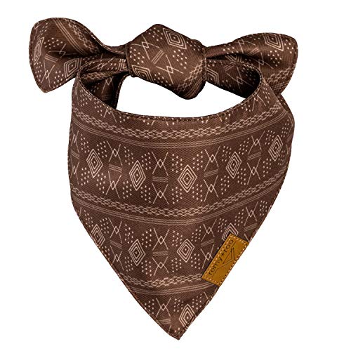 Remy+Roo Dog Bandanas - 4 Pack | Ryan Set | Premium Durable Fabric | Unique Shape | Adjustable Fit | Multiple Sizes Offered (Large)