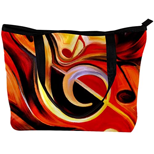TFCOCFT Purses for Women, Tote Bag, Bags for Women, Womens Handbags, red music notes pattern
