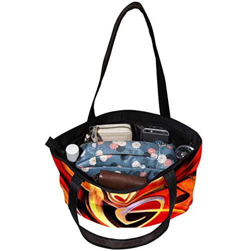 TFCOCFT Purses for Women, Tote Bag, Bags for Women, Womens Handbags, red music notes pattern
