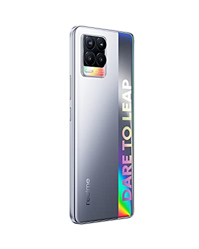 Realme 8 4G Dual SIM 64GB ROM + 4GB RAM (GSM Only | No CDMA) Factory Unlocked 4G/LTE Smartphone (Cyber Silver)-International Version