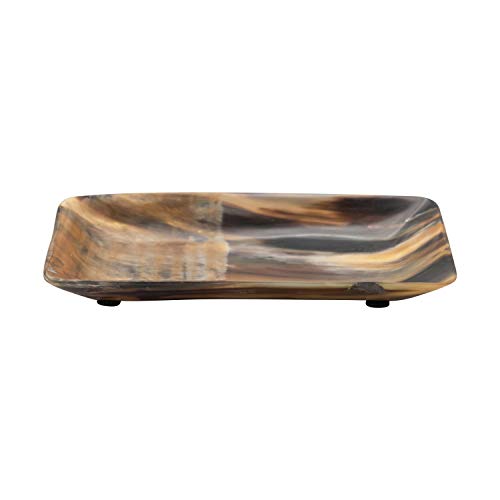 Creative Co-Op Horn (One Will Vary) Tray, Natural