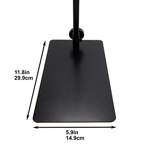 S7 360 Adjustable Reptile Lamp Stand - Heavy Duty Metal Support Holder Bracket Used for Amphibians and Reptiles - Complete with Reptile Feeding and Cleaning Tool