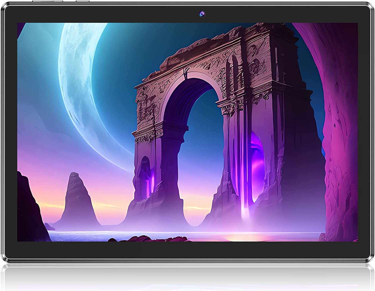 Tablet 10 Inch, Android 10.0 Tablets, Quad-Core 2GB RAM 32GB ROM, Expand Storage 128GB, 1280x800 IPS HD Touchscreen Display, 6000mAh Battery, Dual Cameras, WiFi Bluetooth Google Gaming Tablets(Black)