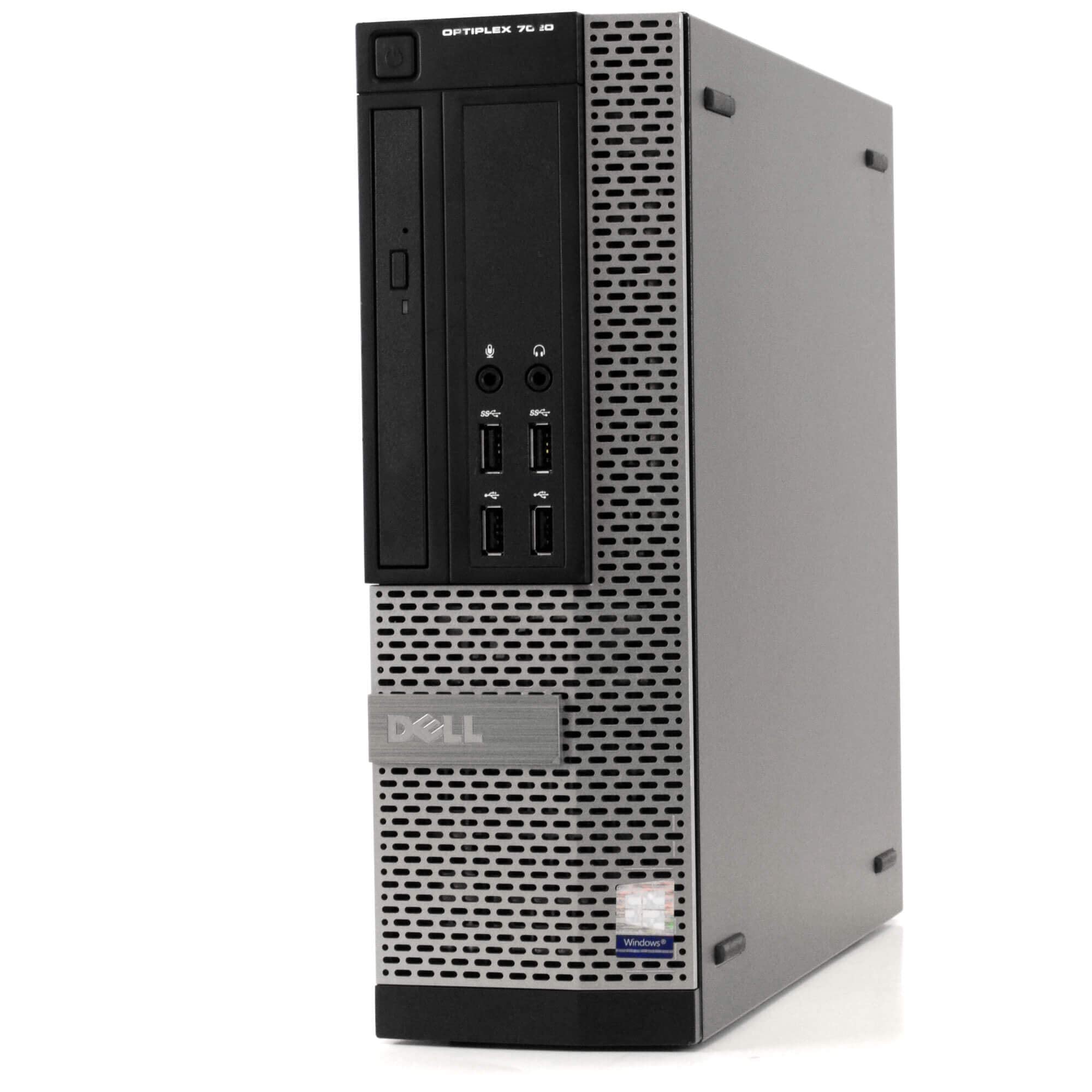 Dell Optiplex 7020 Business Desktop Computer, Intel Quad Core i5, 16GB DDR3 RAM, 1TB HDD, DVD-ROM, Windows 10 Pro, RGB Speakers, Webcam, New 24-inch Monitor (Renewed)