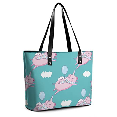 Womens Handbag Pigs Leather Tote Bag Top Handle Satchel Bags For Lady