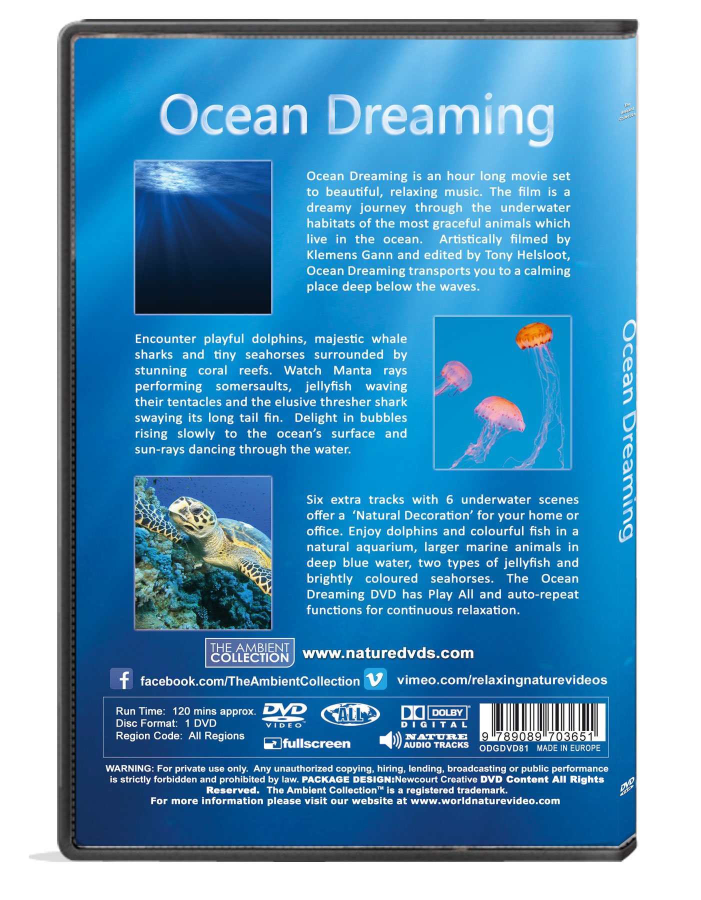 Underwater DVD - Ocean Dreaming - Relaxing Scenes of Corals and Tropical Fishes