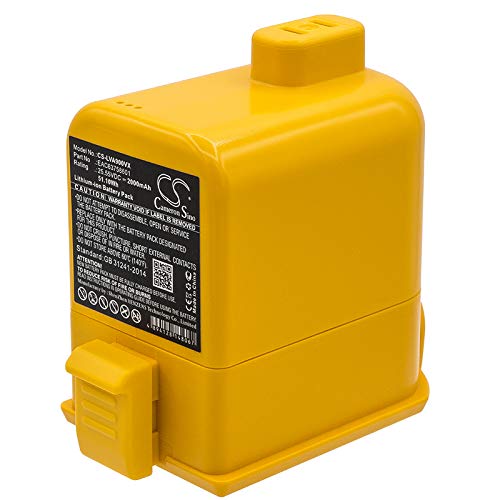 Replacement Battery for LG EAC63758601 EAC63382201 EAC63382202 MEV65921201 EAC63382204 Cord Zero A9 Cord Zer 2000mAho A9+ Cord Zero A9 Plus A9MASTER2X A9M