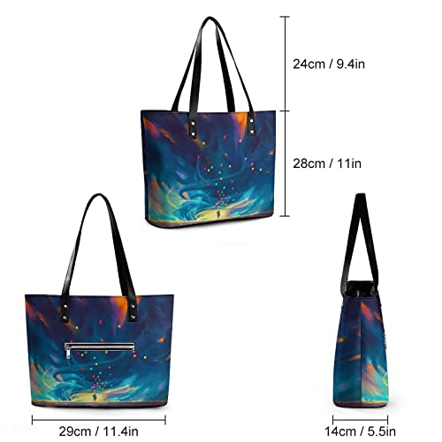Womens Handbag Balloon Leather Tote Bag Top Handle Satchel Bags For Lady