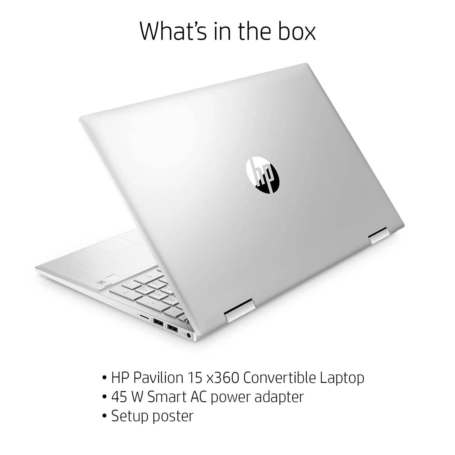 HP - Pavilion x360 15.6 in Full HD Touchscreen 2-in-1 11th Intel Core i5-1135G7 8 GB RAM 512GB SSD Backlit Keyboard - 2 Year Warranty Care Pack - Windows 10 Free Upgrade to Wind 11, 15-15.99 inches