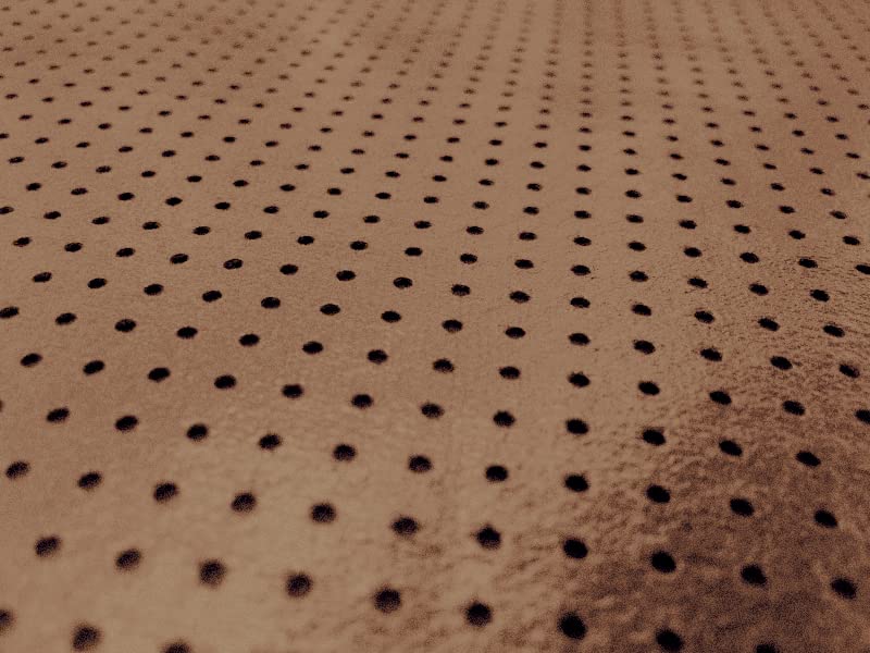 FABRICS FOREVER - Faux Leather Semi Perforated Tobacco Cinnamon Upholstery Fabric by the Yard - 54ββ Wide | Semi Perforated Tobacco Vinyl Fabric Material Faux Leather Sheets for DIY, Upholstery Crafts