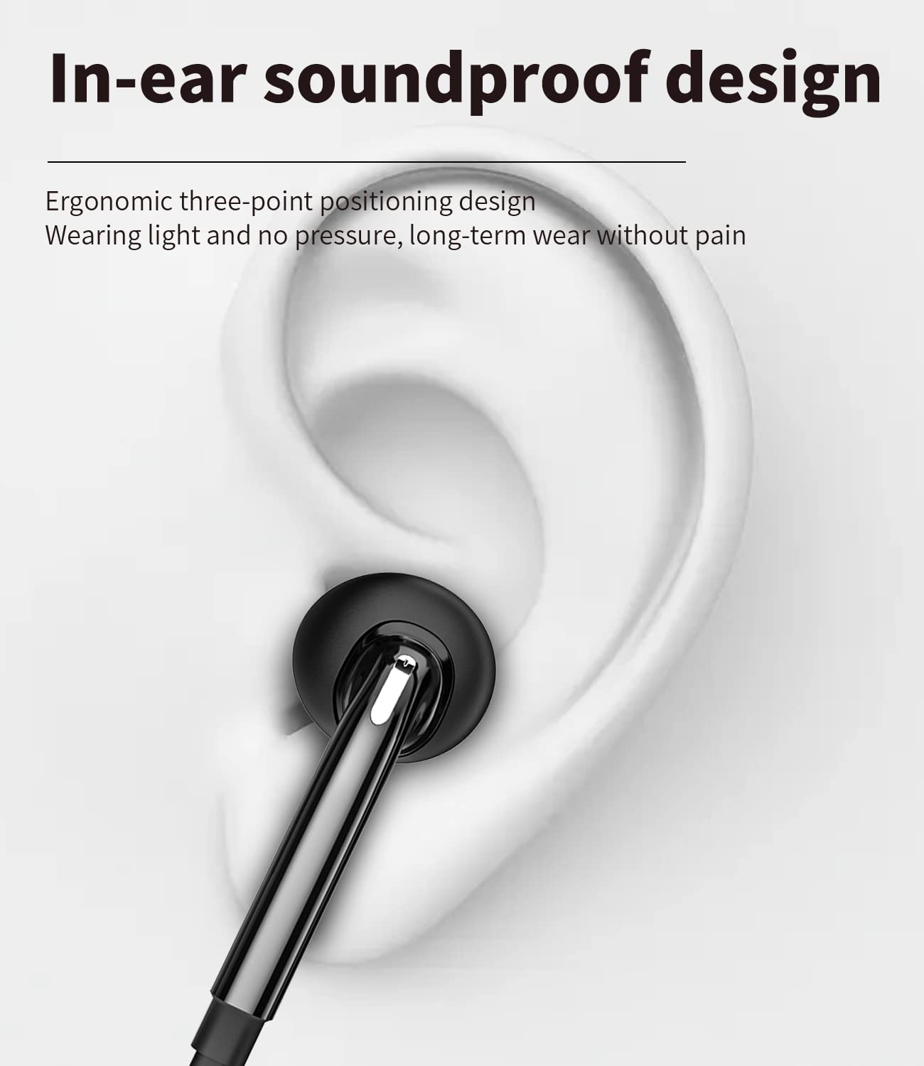 WASRUYI 3.5mm Headphone with Microphone Jack Earbud(2pack) Gaming Laptop Earphone Video Game Ear for Kid for School Computer Wired Headset PC Chromebook Auriculare Compatible for Galaxy