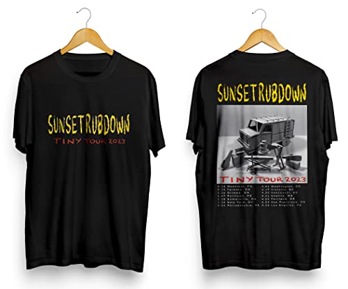 Sun%set Rubd%own Ti%ny Tour 2023 T-Shirt, S.un%set Rubd%own Tour Hoodie, S.un%set Rubd%own Ti%ny Tour 2023 Sweater Long Sleeve, Tanktop, Gift For Fan