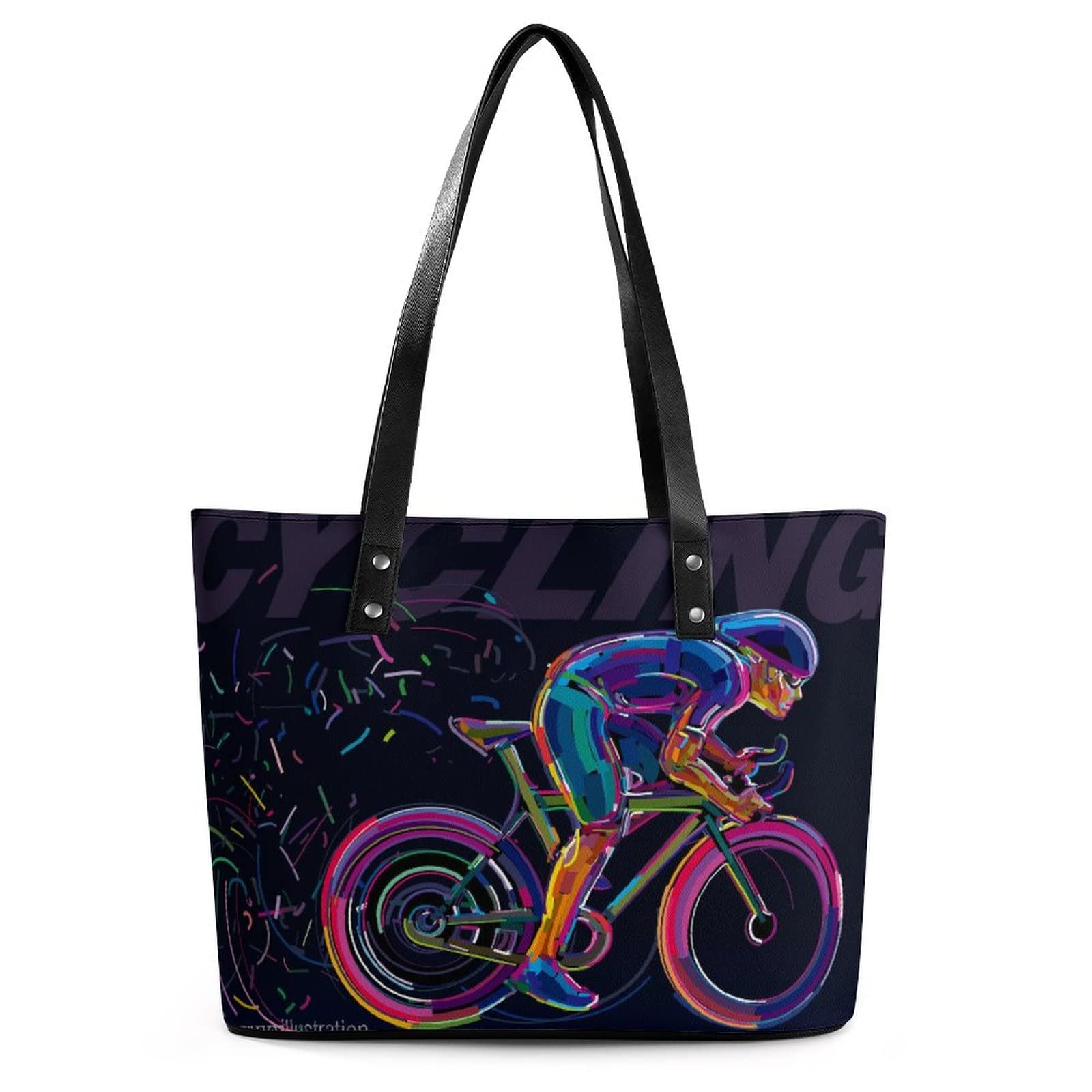 Womens Handbag Motorcycle Motocross Leather Tote Bag Top Handle Satchel Bags For Lady