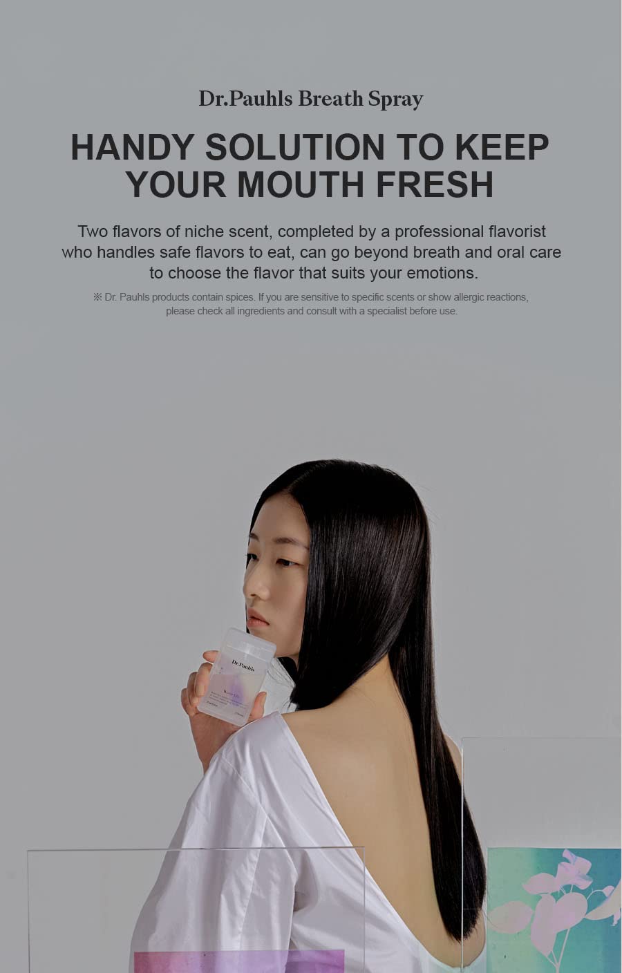 Dr. Pauhl’s Moisturizing and Refreshing Breath Spray With Natural Ingredients- Reduce Dry Mouth Symptoms and Gives Instant Fresh Breath Warter Lily 17ml (0.6 Oz) - 270 Sprays