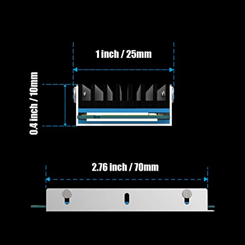 GLOTRENDS M.2 Heatsink M.2 Screws PS5 Installation Desktop PC Installation, fit for 2280 M.2 PCIe NVMe 4.0/3.0 SSD