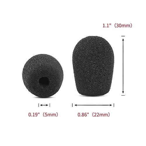 YDYBZB Ear Pads Replacement B450-XT Microphone Foam Compatible with VXI Blueparrott B450-XT B450XT Bluetooth Headset Mod Kit Ear Cushions Cups (Ear Pads + Microphone Foam)